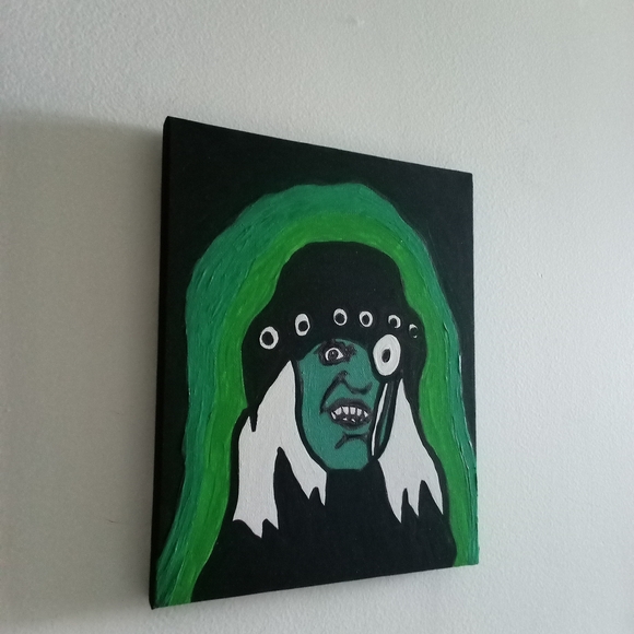 Art | 8x1 The Hitcher Mighty Boosh Painting | Poshmark